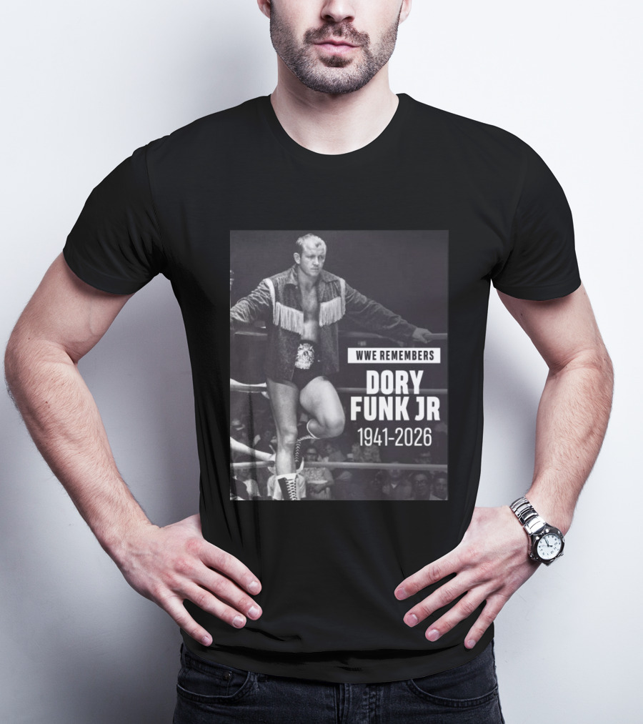 WWE Remembers Dory Funk Jr 1941 2026 T-Shirt