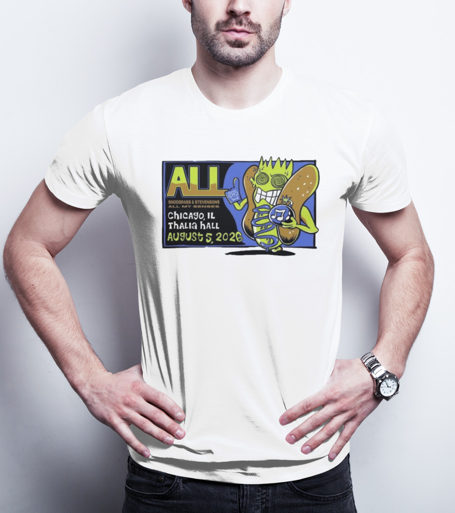 ALL Snodgrass Stevensons Chicago Thalia Hall August 5 2026 T-Shirt