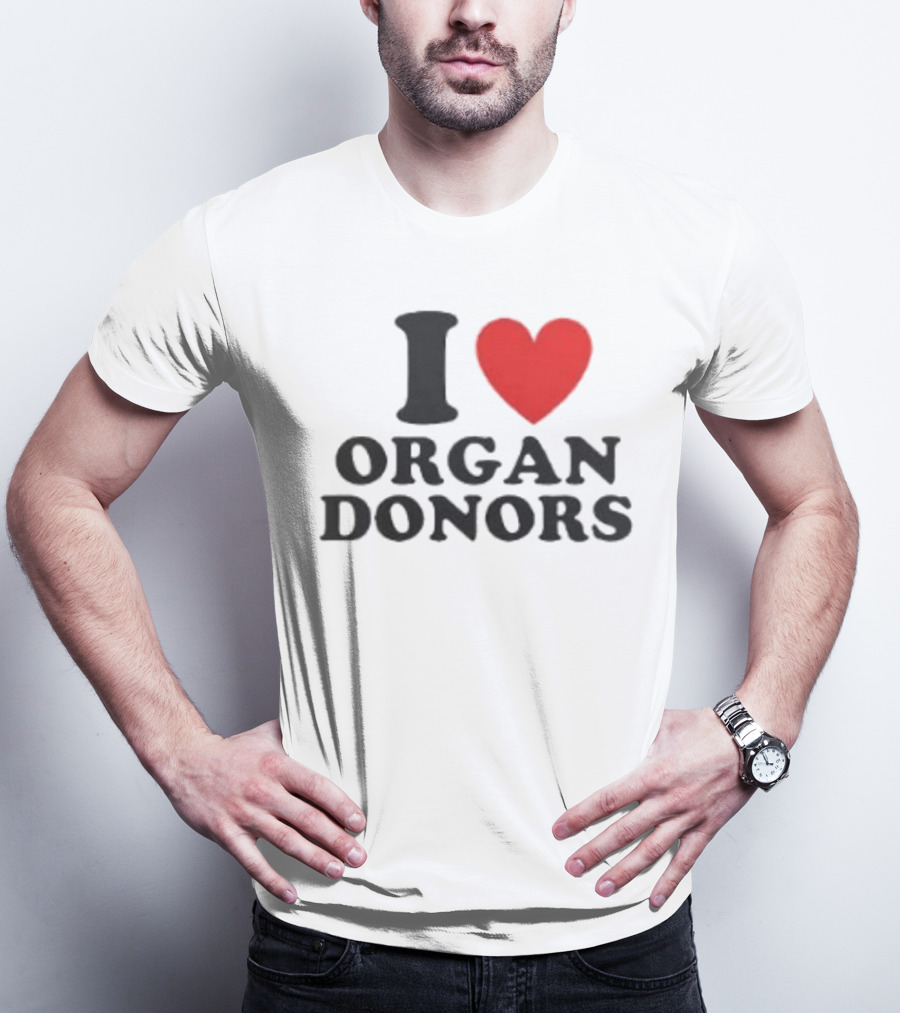 Buffalo Sabres I Love Organ Donors White T-Shirt