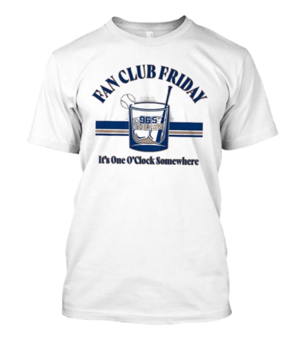 Fan Club Friday 96 Sports It's 5 O' Somewhere T-Shirt