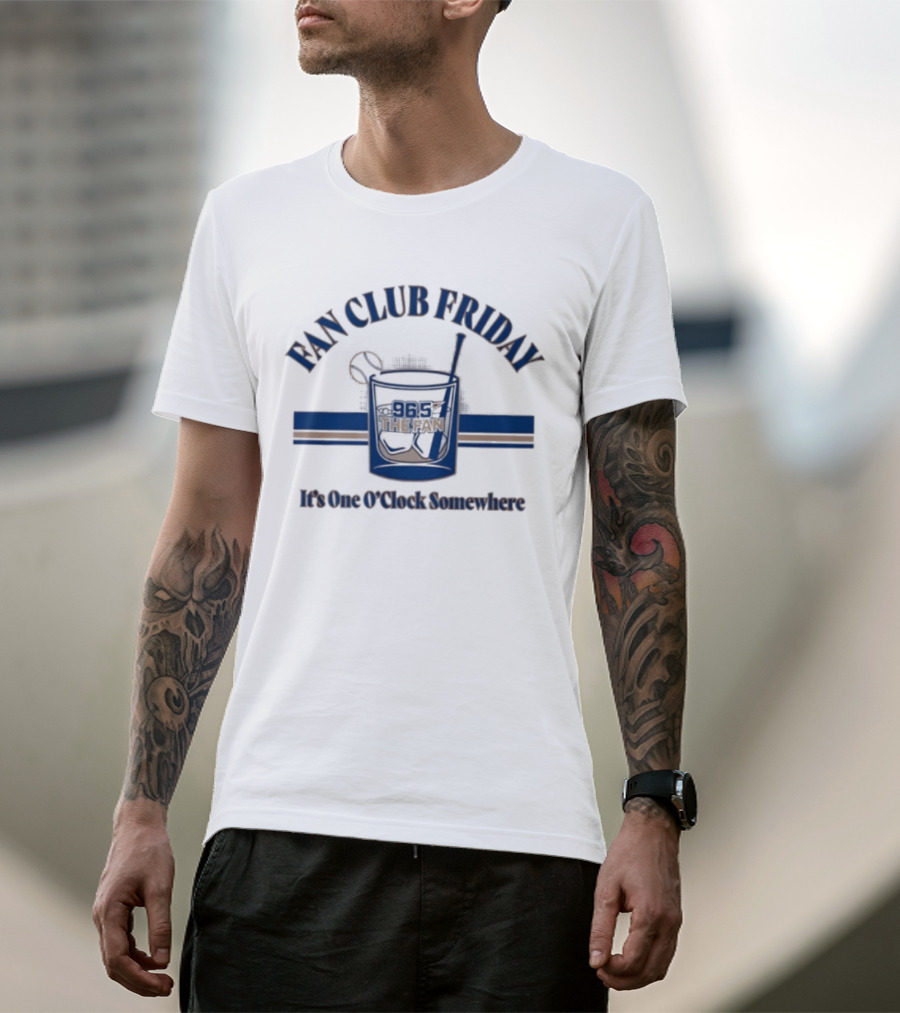 Fan Club Friday 96 Sports It's 5 O' Somewhere T-Shirt