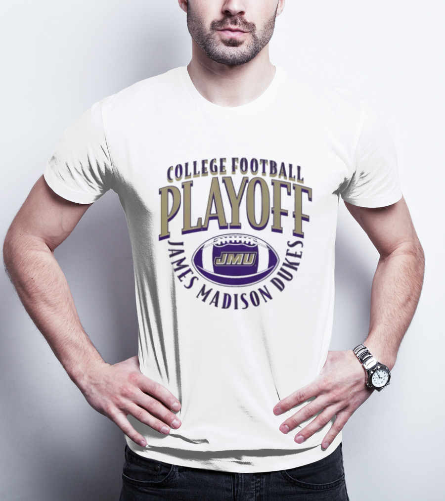 JMU Football 2025 26 College Football Playoff James Madison Dukes T-Shirt