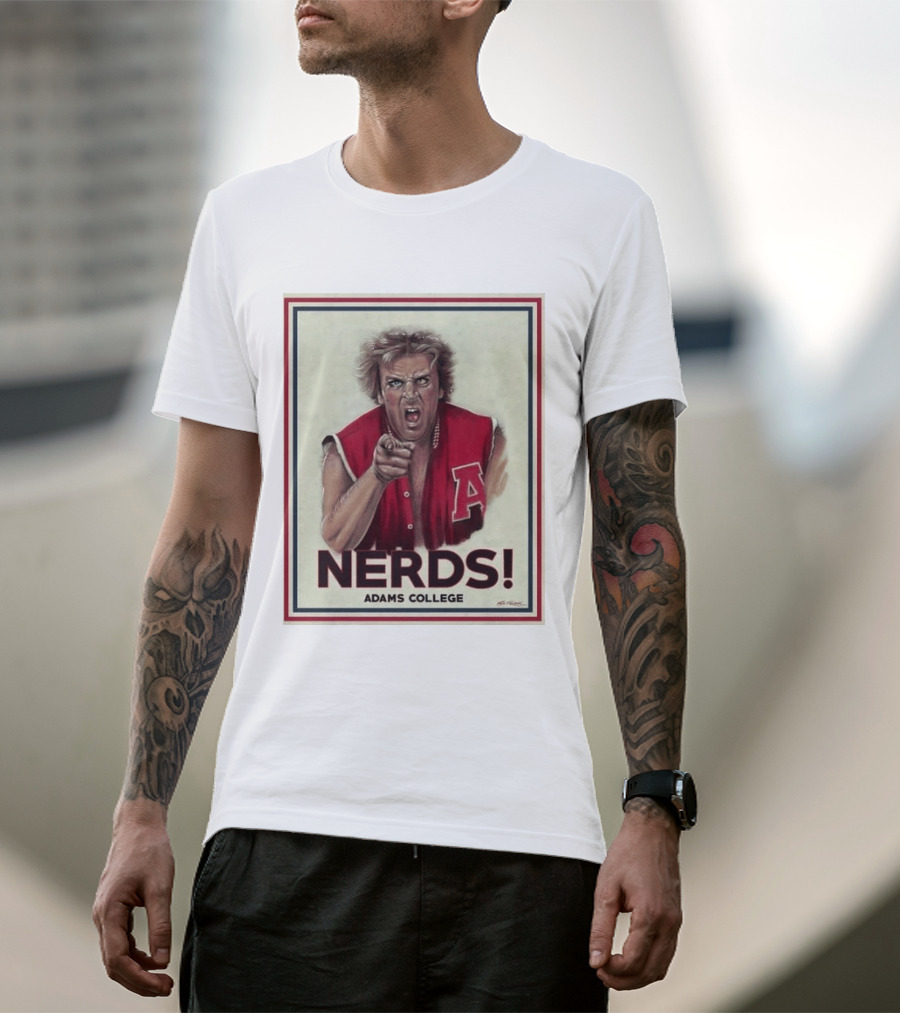 Adams College Nerds Remembering Donald Gibb 1954 2026 T-Shirt