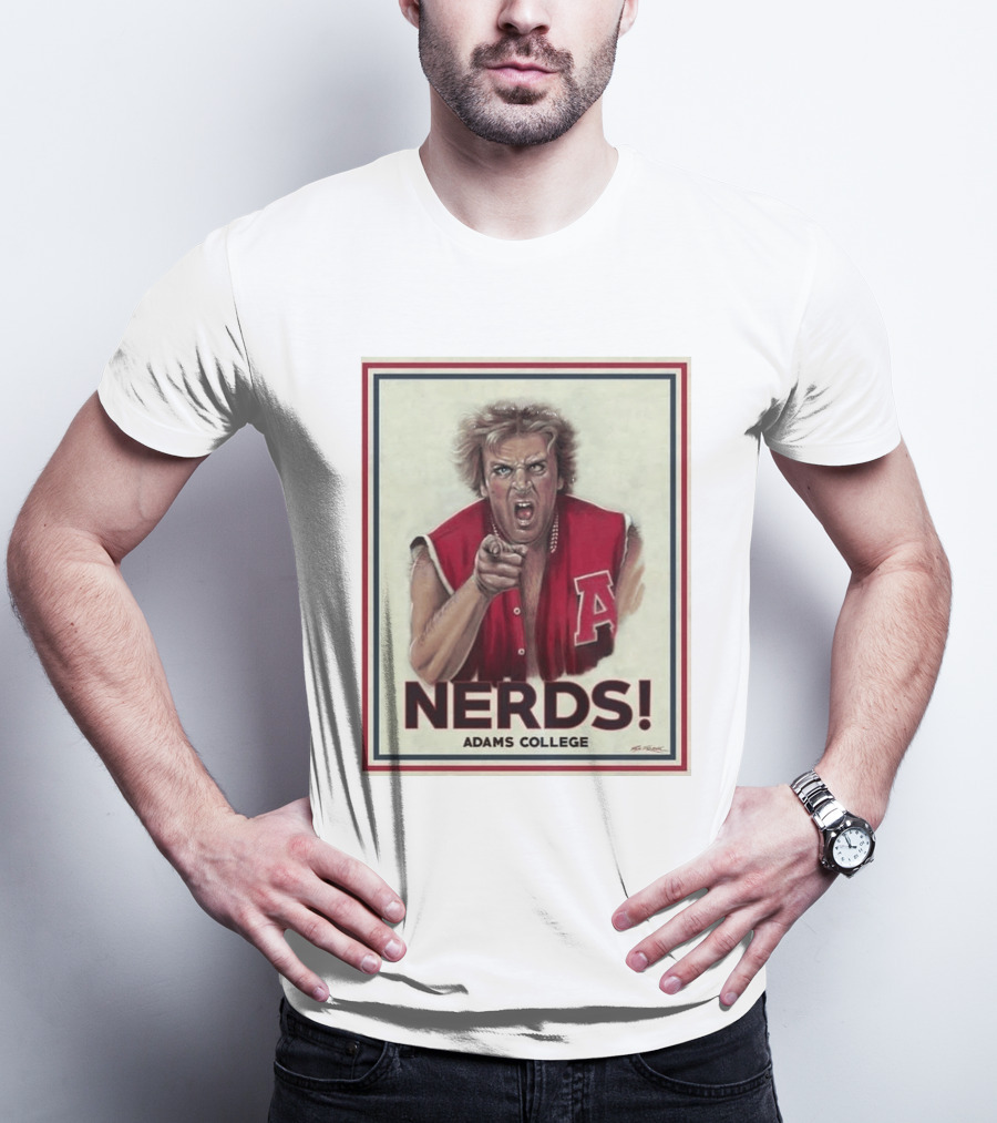 Adams College Nerds Remembering Donald Gibb 1954 2026 T-Shirt