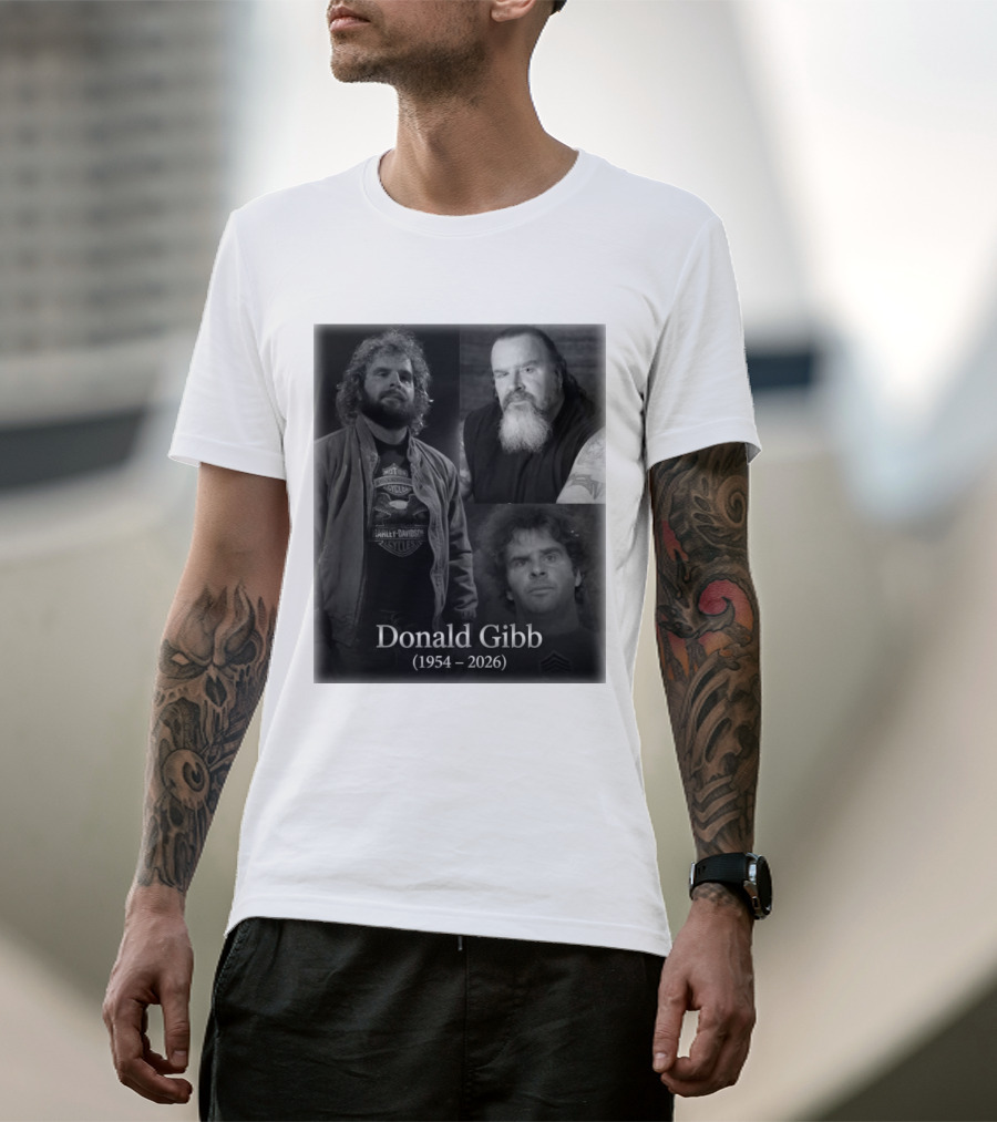 Donald Gibb 1954 2026 Harley Davidson T-Shirt