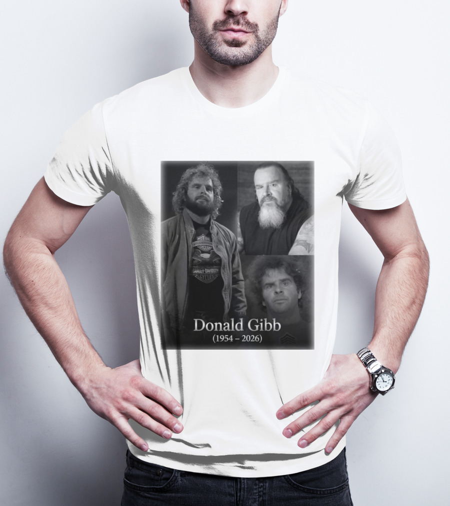 Donald Gibb 1954 2026 Harley Davidson T-Shirt
