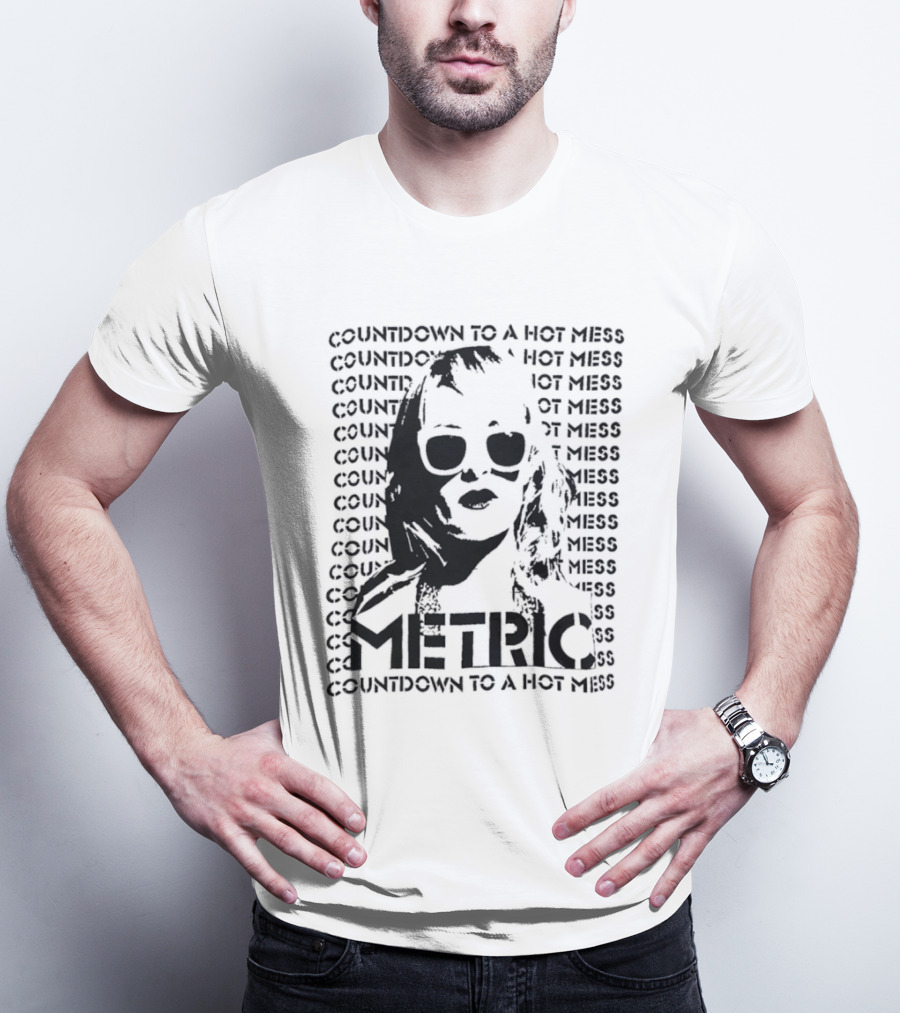 Metric Countdown To A Hot Mess Emily Haines T-Shirt