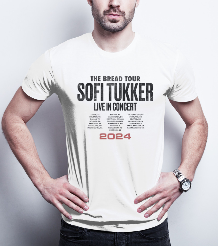 Sofi Tukker The Bread Tour 2024 Live In Concert Dates Cities Venues T-Shirt