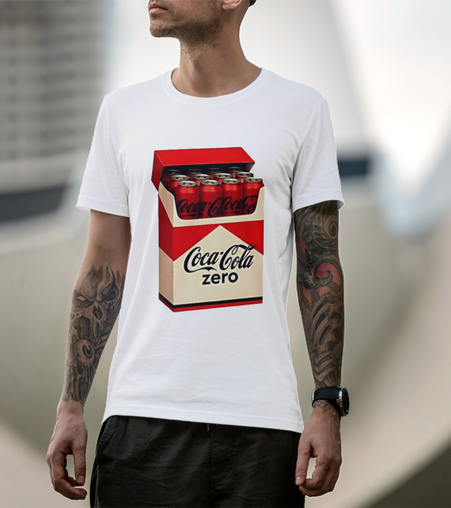 Coca Cola Zero Take The Edge Off Red Box Cans T-Shirt