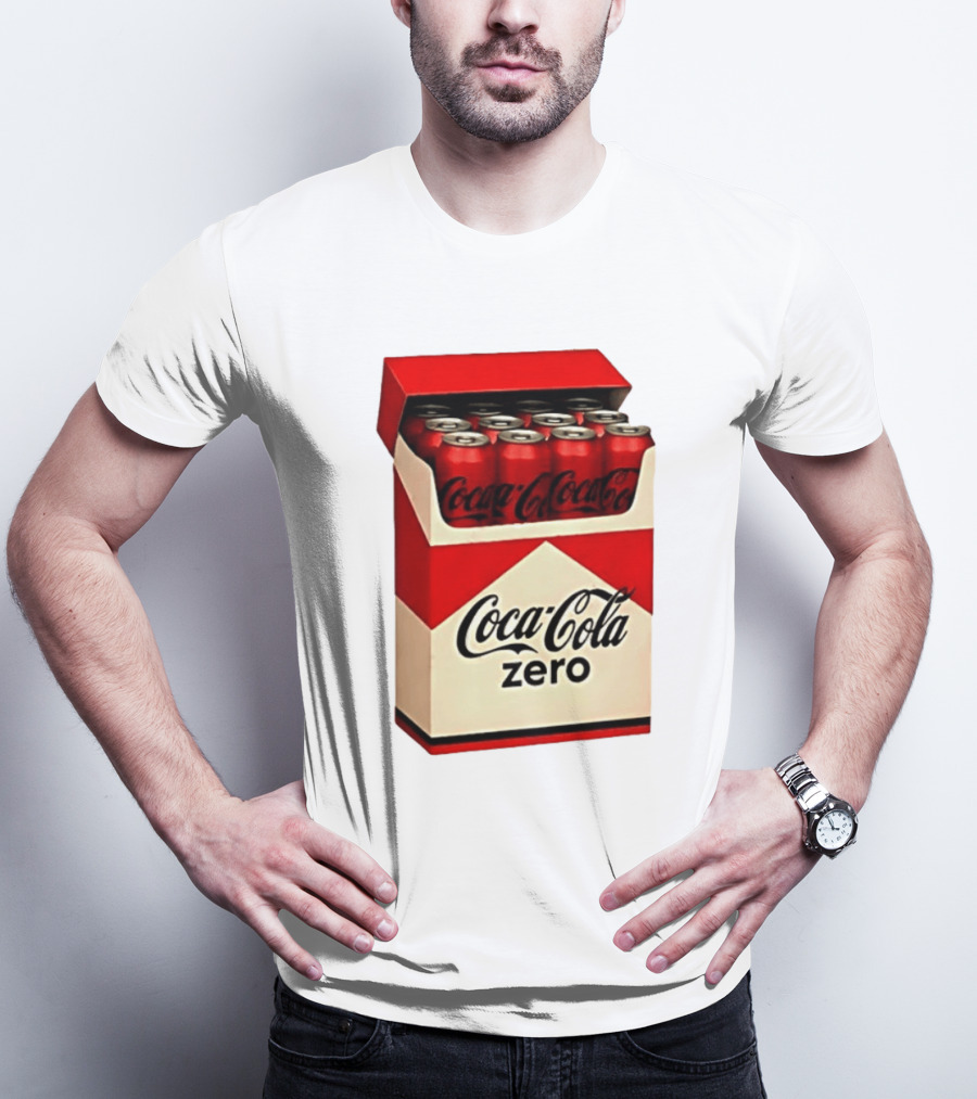 Coca Cola Zero Take The Edge Off Red Box Cans T-Shirt