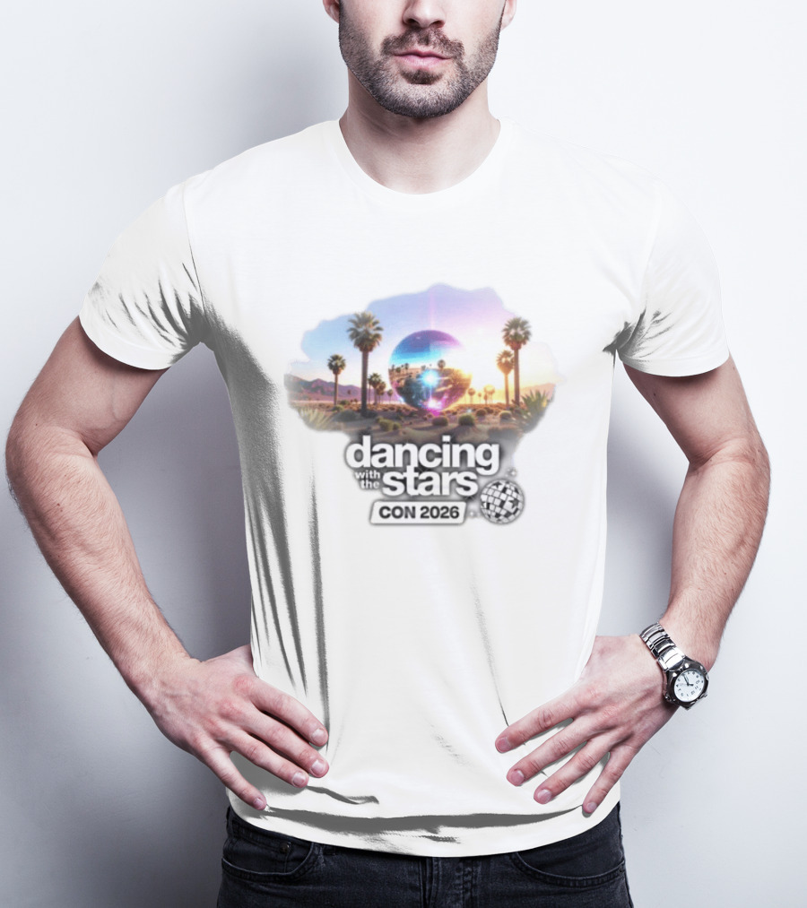 Dancing With The Stars Con 2026 Disco Desert Palm Oasis T-Shirt