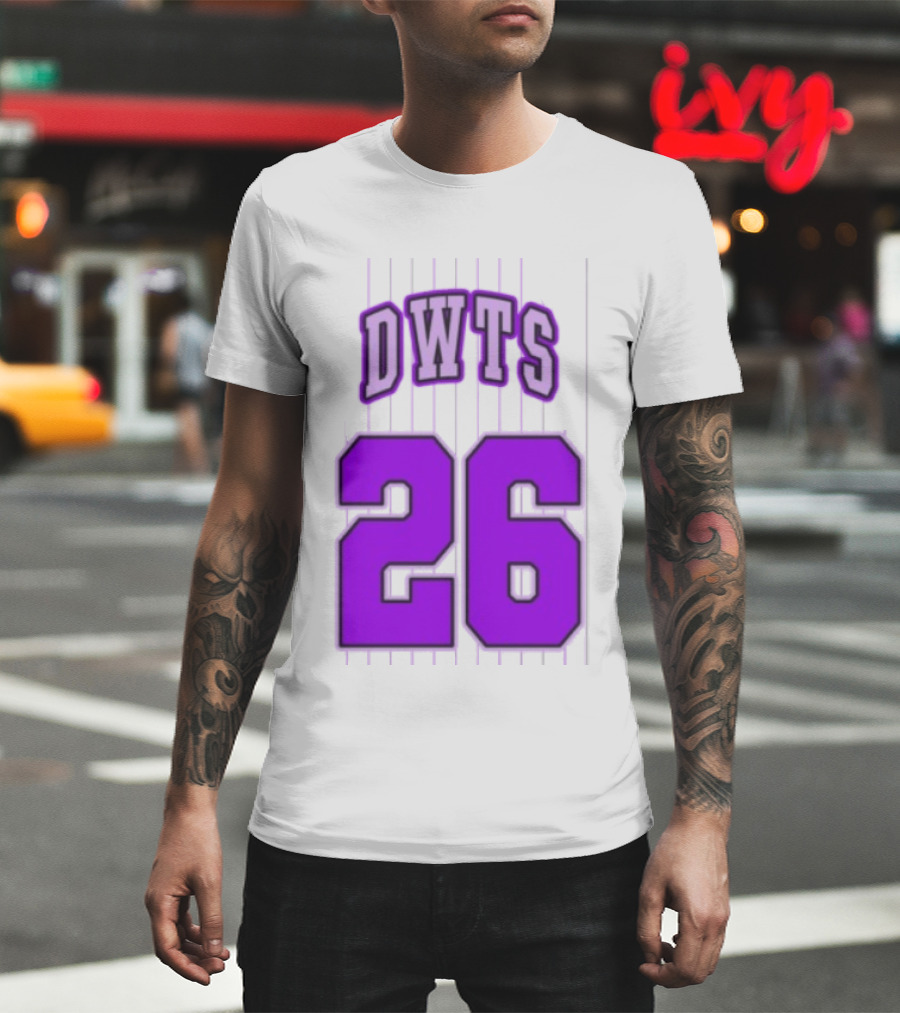 Dancing With The Stars DWTS Glitter Games 26 Jersey T-Shirt