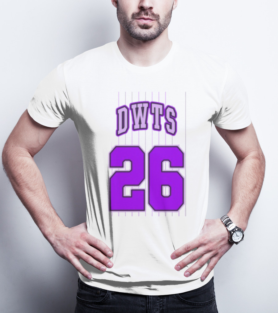 Dancing With The Stars DWTS Glitter Games 26 Jersey T-Shirt