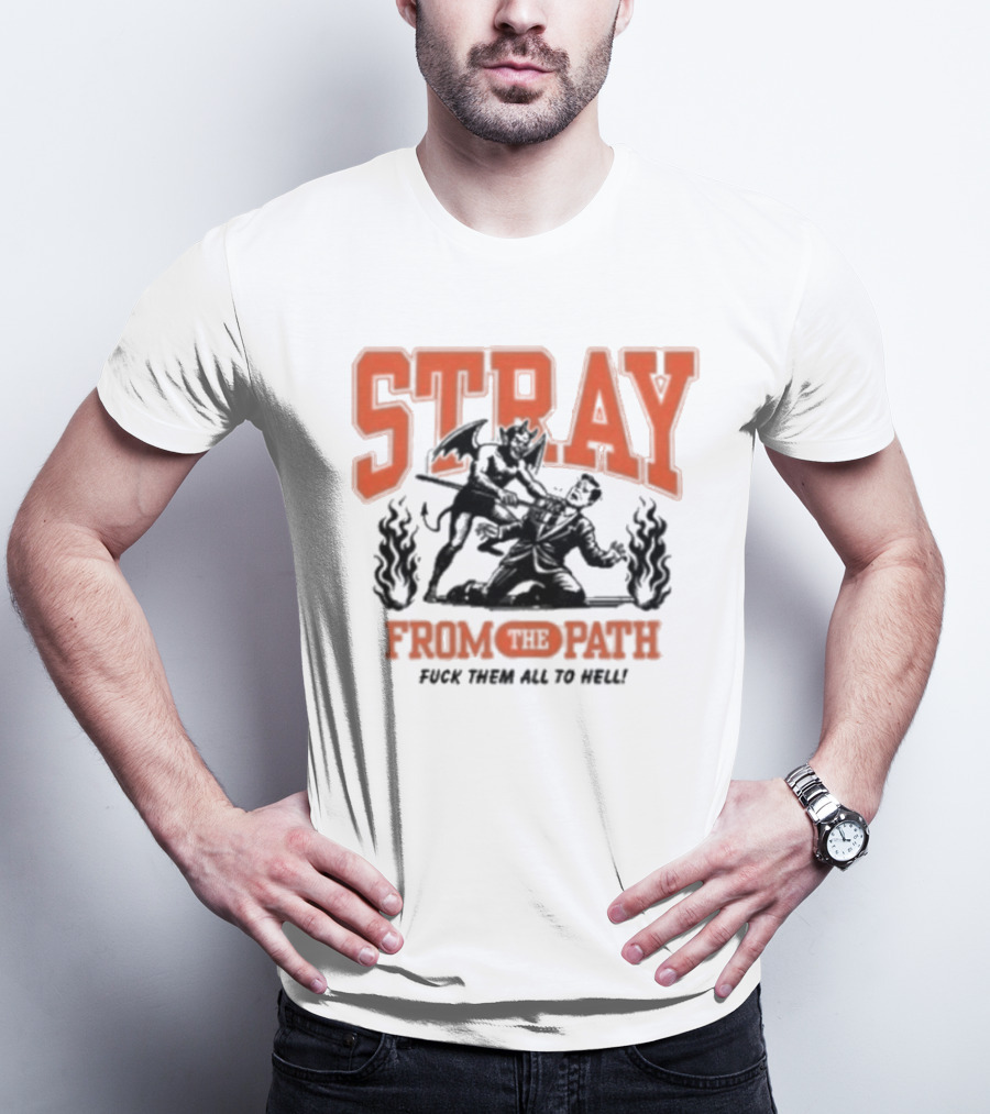 Stray From The Path Demon Figure Fuck Them All To Hell T-Shirt