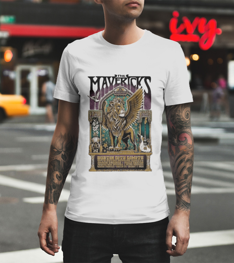 The Mavericks Friends Paul Paul Grateful Unity Austin City Limits Moody Theater August 7 2026 T-Shirt