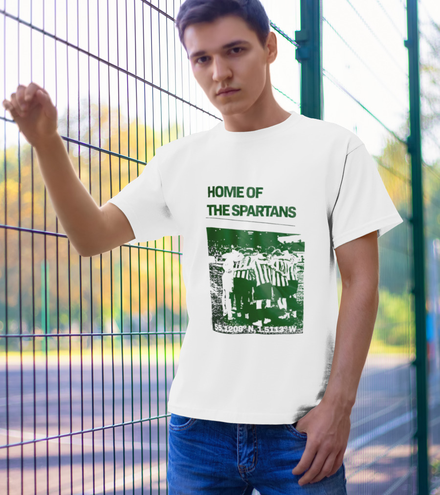 Home Of The Spartans 55.1208° N 15113° W T-Shirt
