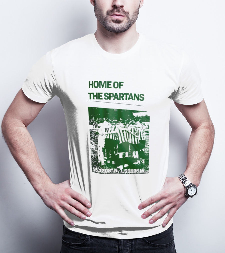 Home Of The Spartans 55.1208° N 15113° W T-Shirt