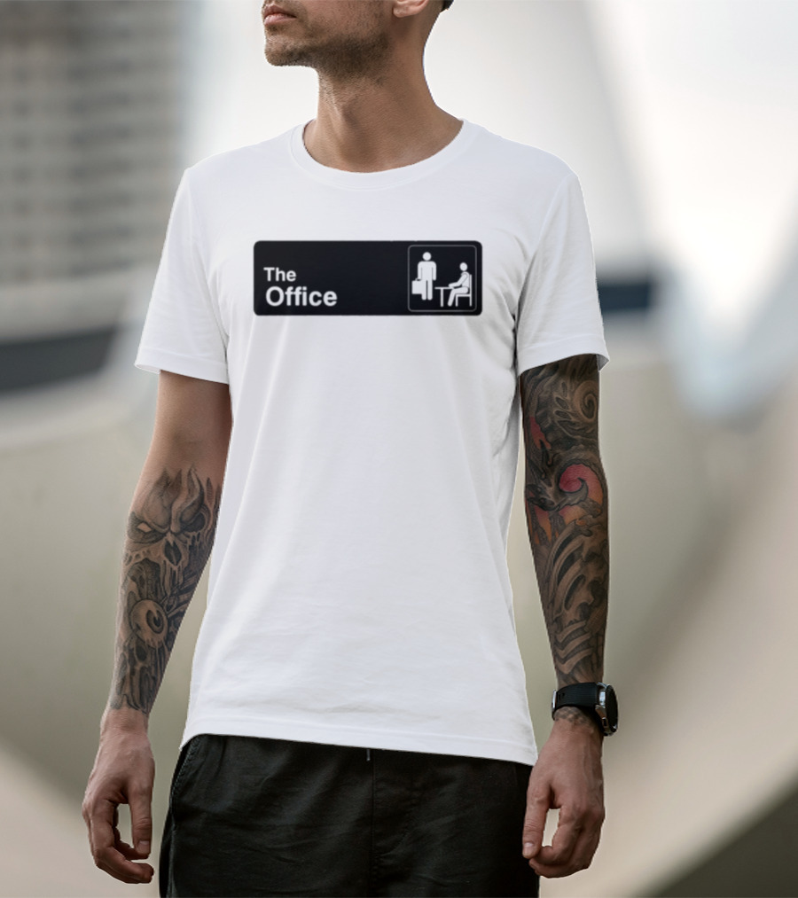 The Office TV Show Iconic Logo With Sitting And Standing Figures T-Shirt