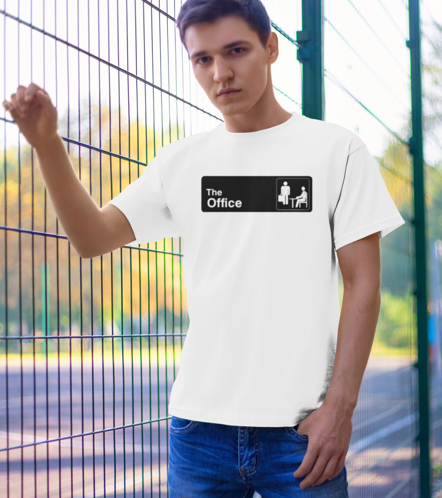 The Office TV Show Iconic Logo With Sitting And Standing Figures T-Shirt