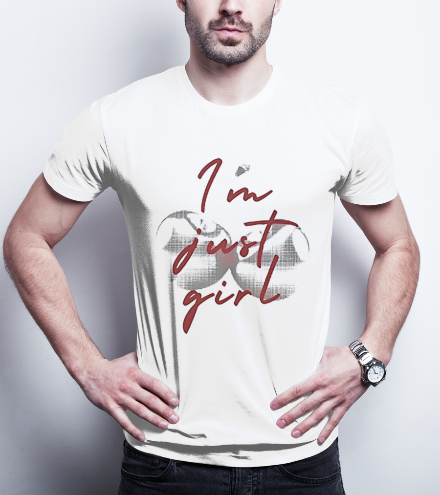 I'm Just A Girl Twin Cherry T-Shirt