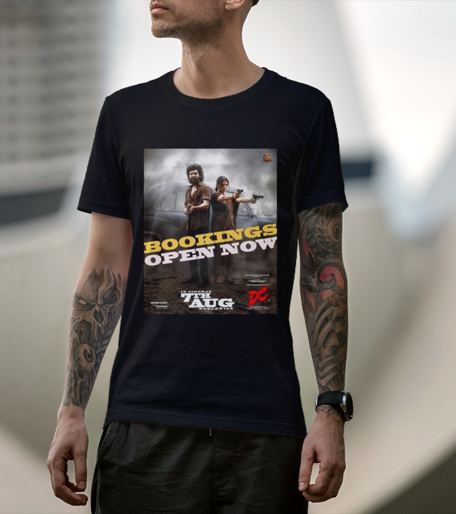 Bookings Open Now For DC In Cinema 7th Aug Worldwide T-Shirt