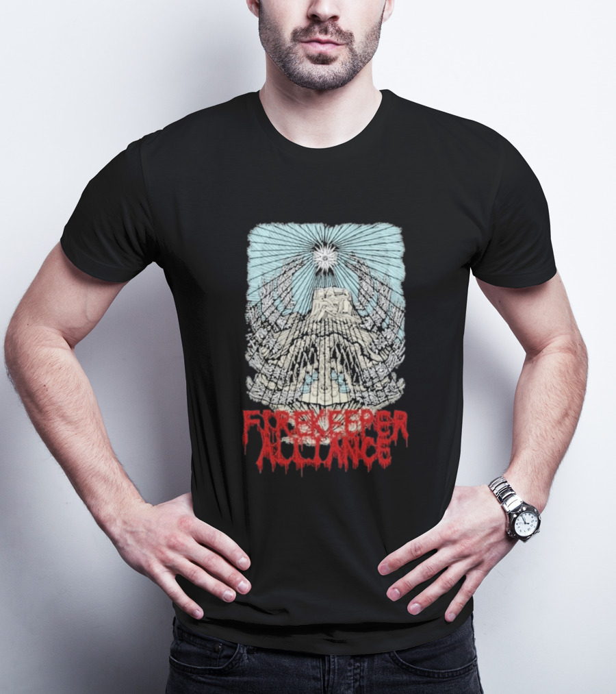 Fire Keeper Alliance Chief Mountain Thomas Hooper T-Shirt