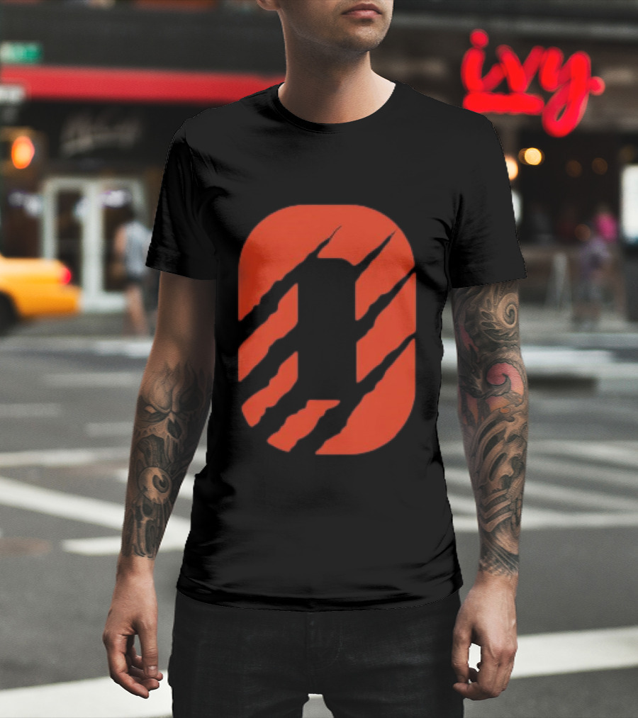 Cincinnati Bengals Clawed Stripes T-Shirt
