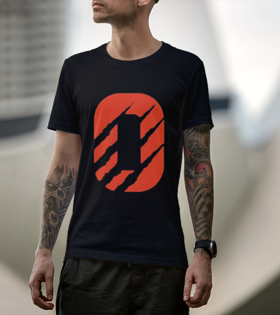 Cincinnati Bengals Clawed Stripes T-Shirt