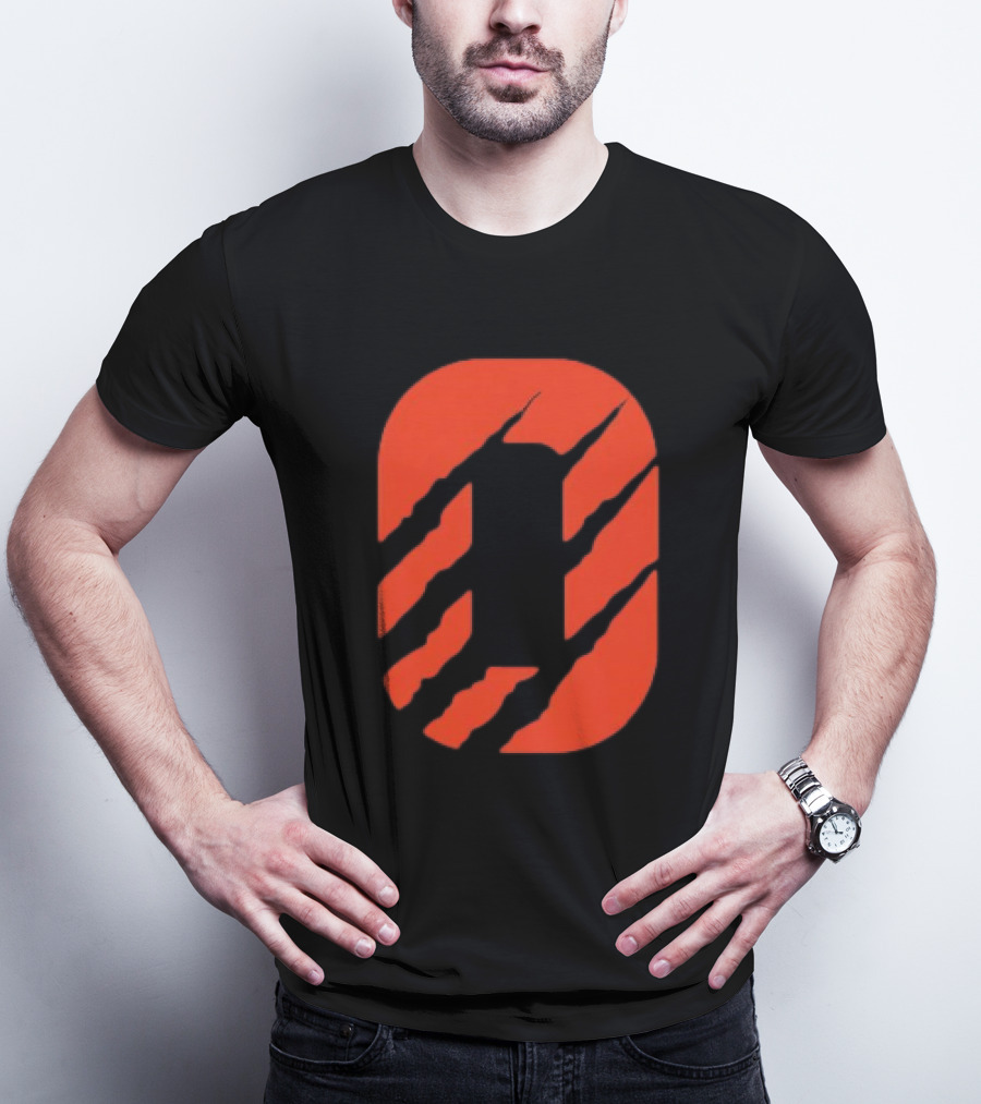 Cincinnati Bengals Clawed Stripes T-Shirt