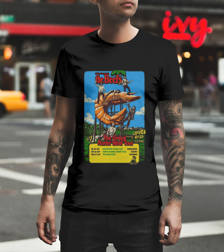 The Beefs 2026 The Great Rarier Beef Tour Melbourne Sydney Brisbane T-Shirt
