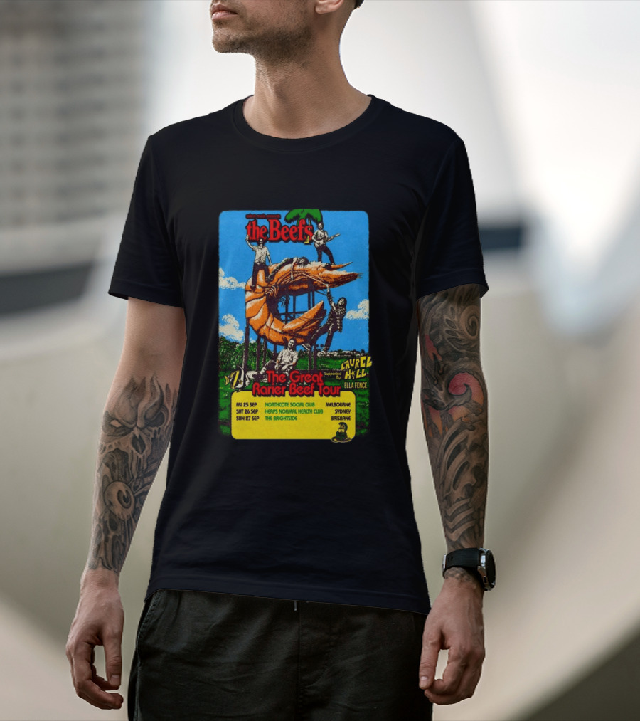 The Beefs 2026 The Great Rarier Beef Tour Melbourne Sydney Brisbane T-Shirt