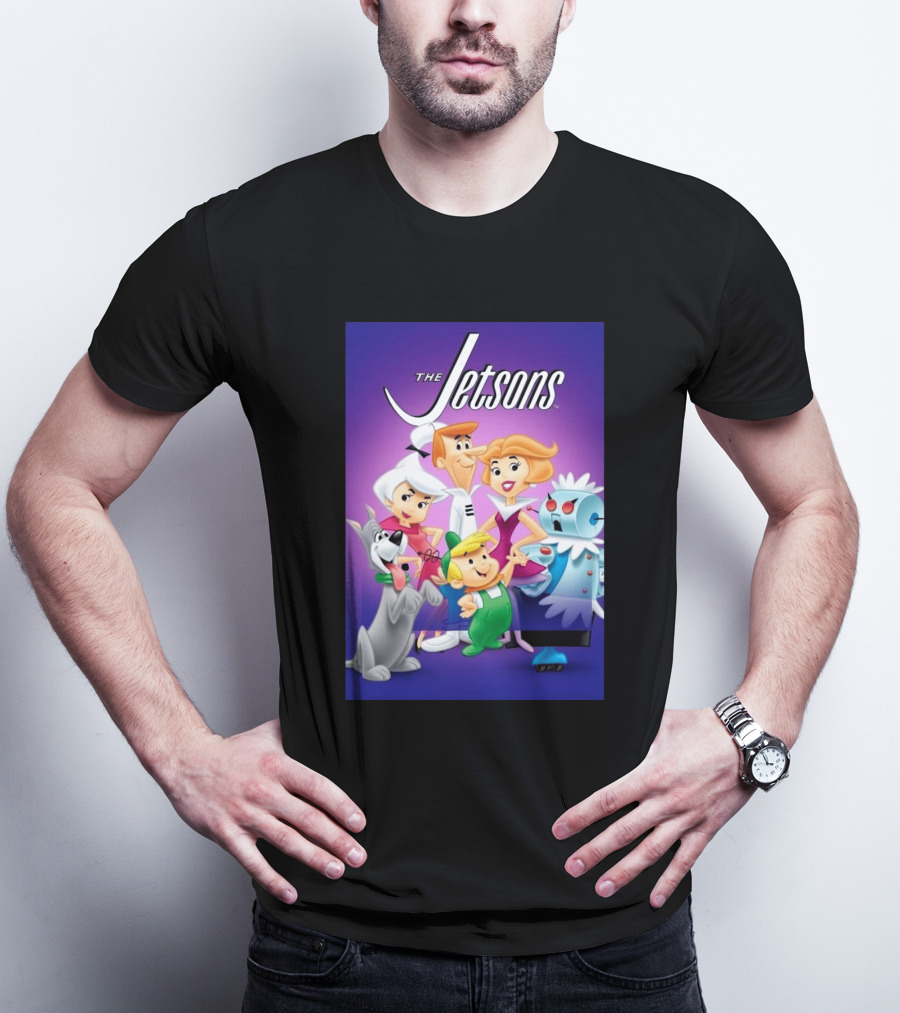 The Jetsons Family 2062 Animation Characters T-Shirt