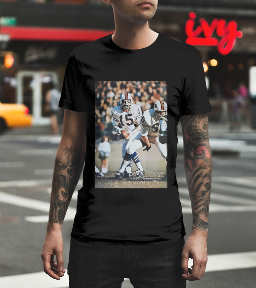 Buffalo Bills Jack Kemp 1968 AFL Football Action Renselaar T-Shirt