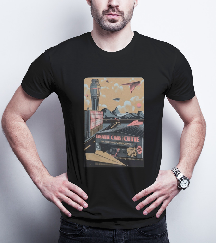 Death Cab For Cutie The Theater At Virgin Hotels Las Vegas NV August 6 2026 T-Shirt