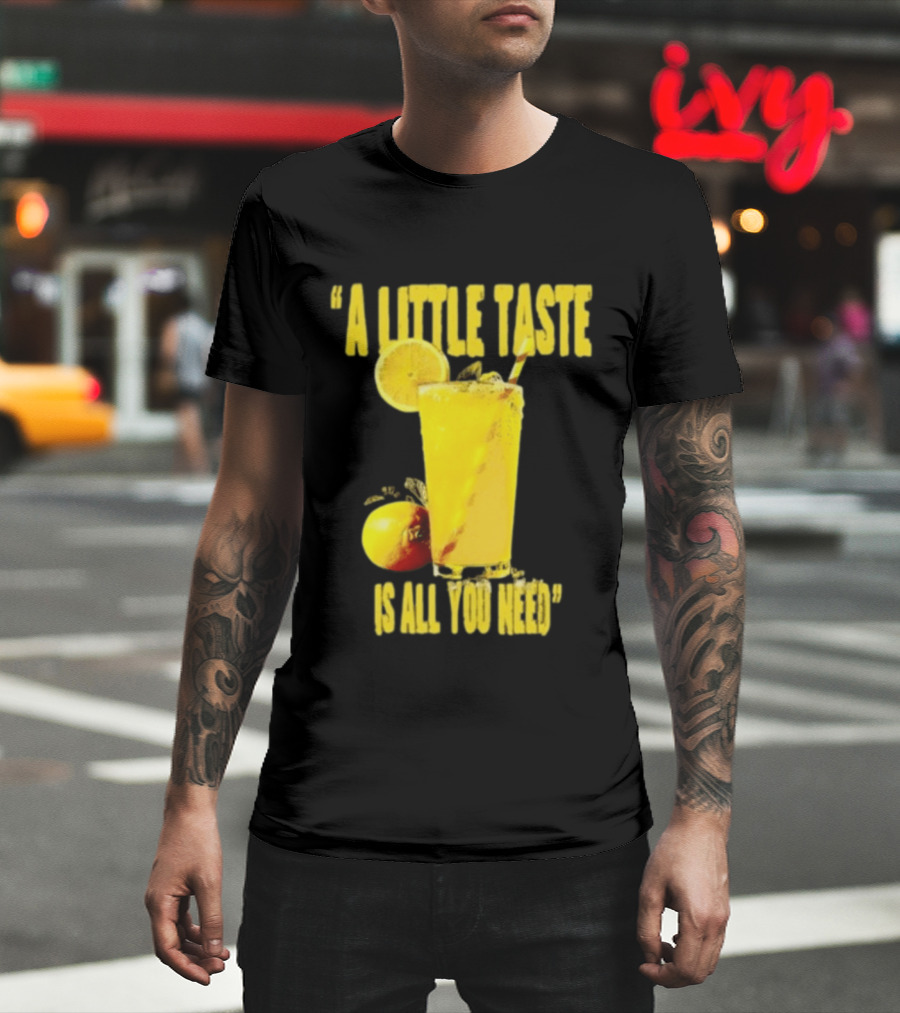 Louis Lemonade Tour 2025 A Little Taste Is All You Need Long Sleeve T-Shirt