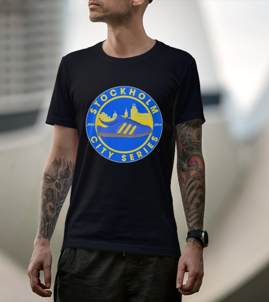 Stockholm City Series Adidas Sneaker 2014 Skyline T-Shirt
