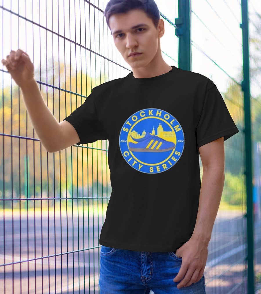 Stockholm City Series Adidas Sneaker 2014 Skyline T-Shirt
