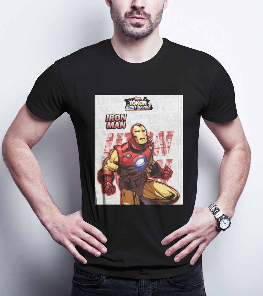 Marvel Tokon First Strike Iron Man Comic T-Shirt