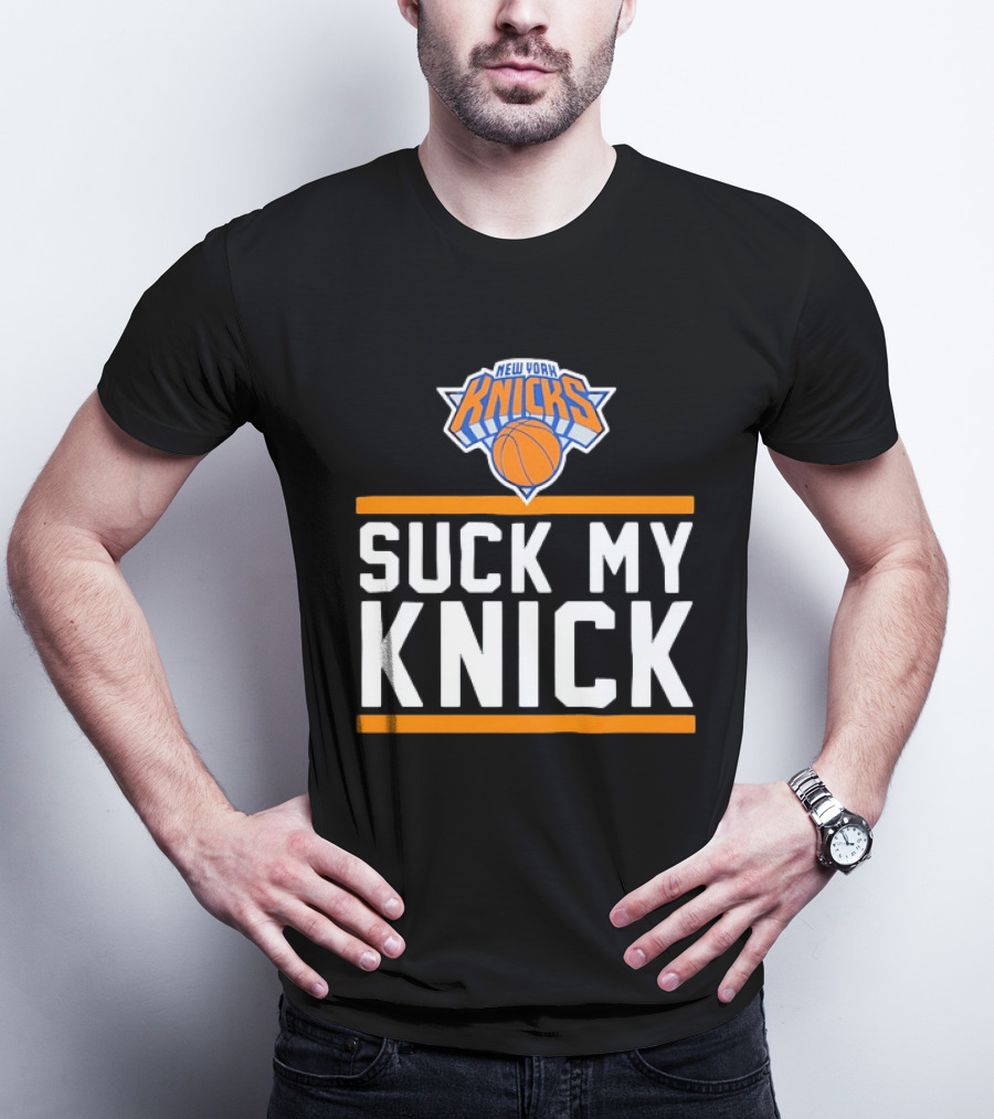 New York Knicks Suck My Knick NBA Basketball T-Shirt