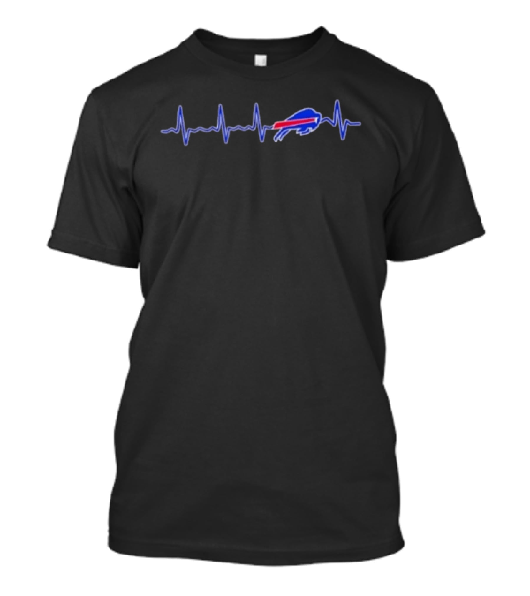 Buffalo Bills Heartbeat Love For Football Original Fans T-Shirt