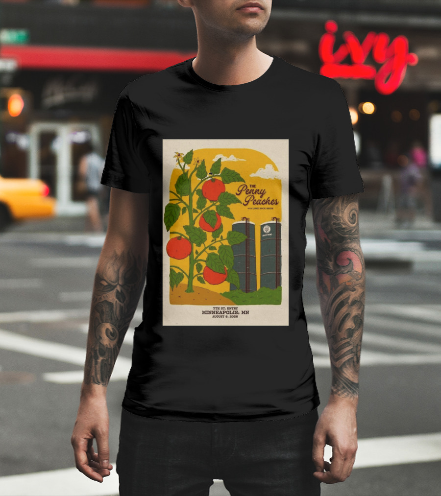Penny Peaches With Loose Rope Series 7th Street Entry Minneapolis MN August 8 2026 T-Shirt