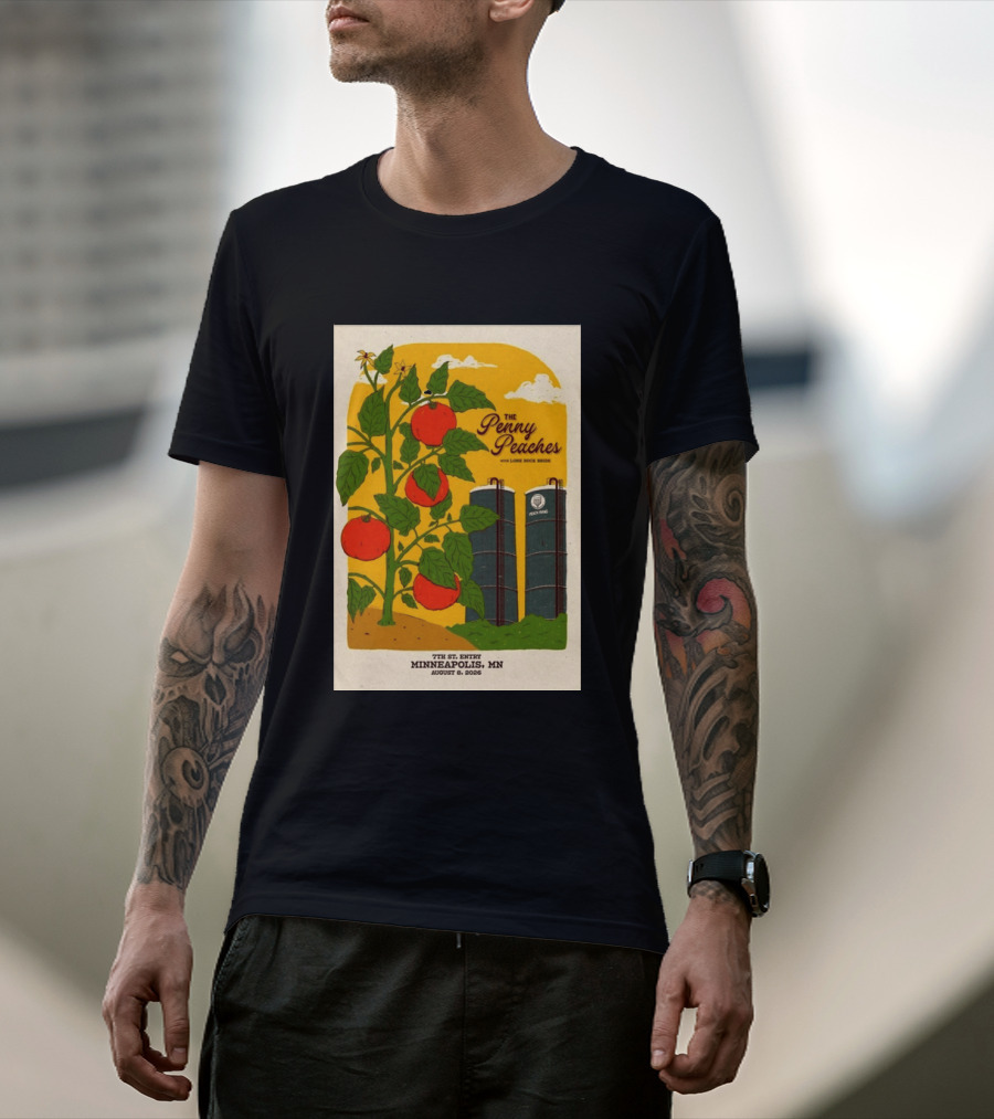 Penny Peaches With Loose Rope Series 7th Street Entry Minneapolis MN August 8 2026 T-Shirt