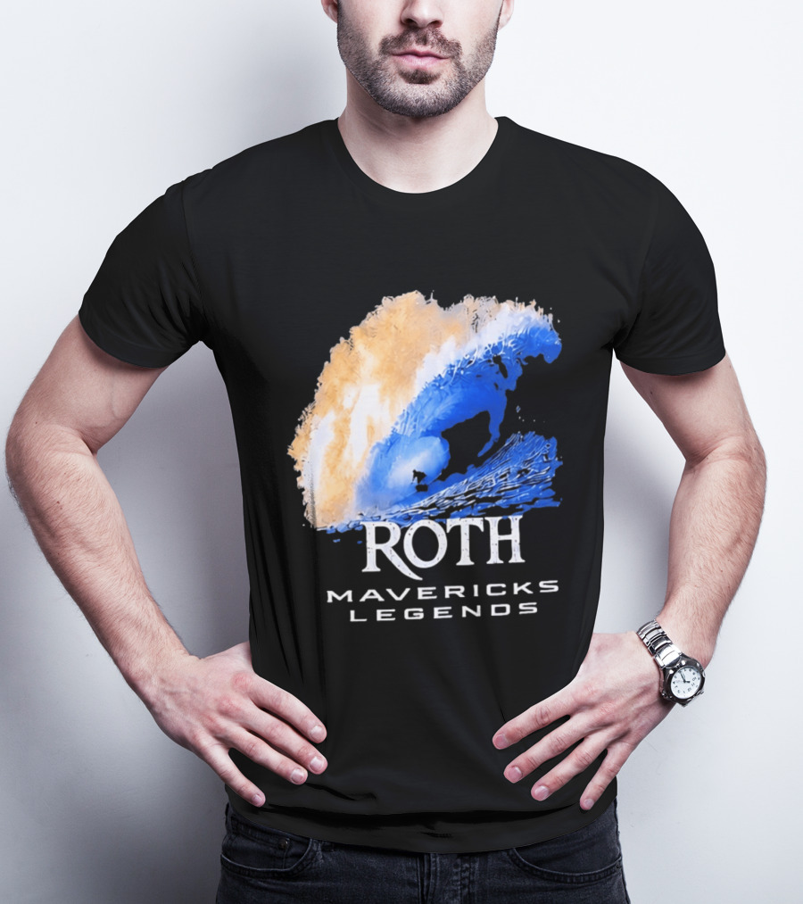 Roth Mavericks Legends Surfing Big Wave Iconography T-Shirt