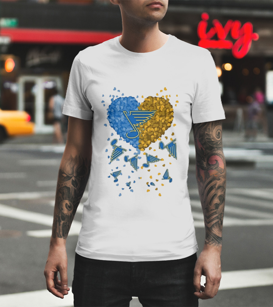 Classic St Louis Blues Heart NHL Hockey 2026 T-Shirt