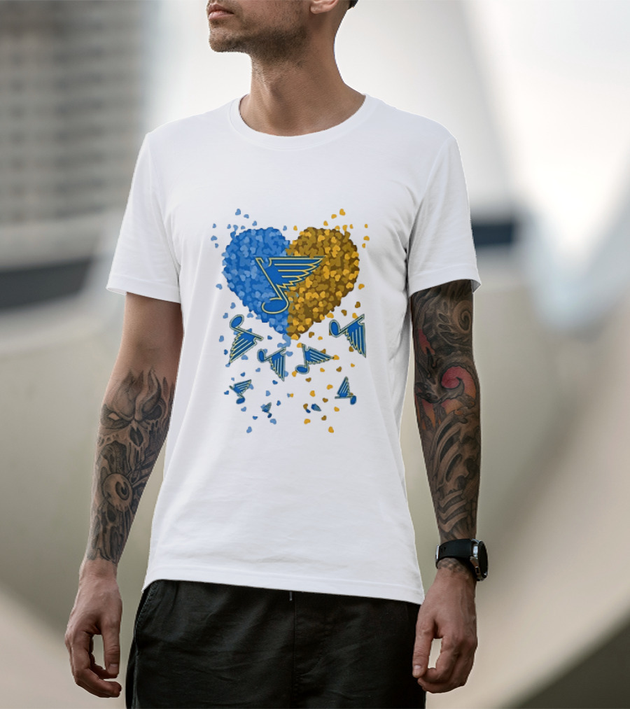 Classic St Louis Blues Heart NHL Hockey 2026 T-Shirt