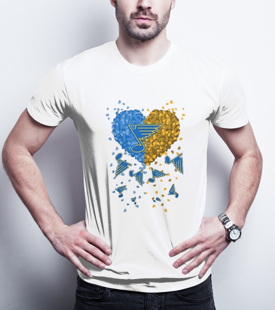 Classic St Louis Blues Heart NHL Hockey 2026 T-Shirt