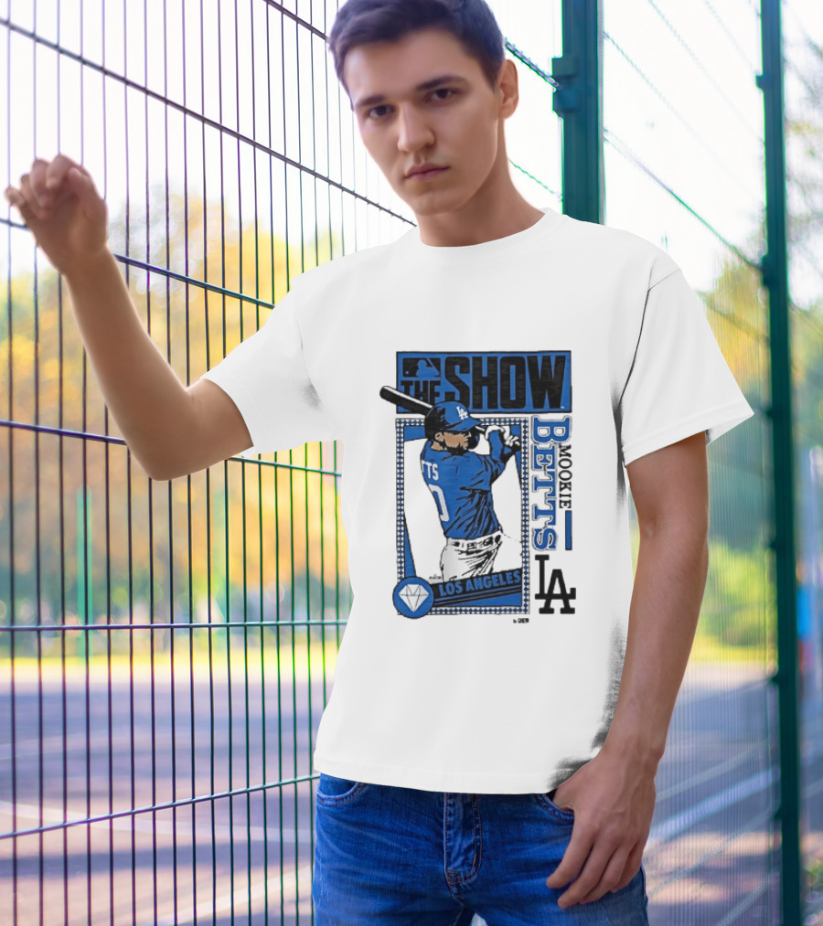 The Show Mookie Betts Los Angeles Dodgers MLB Baseball LA T-Shirt