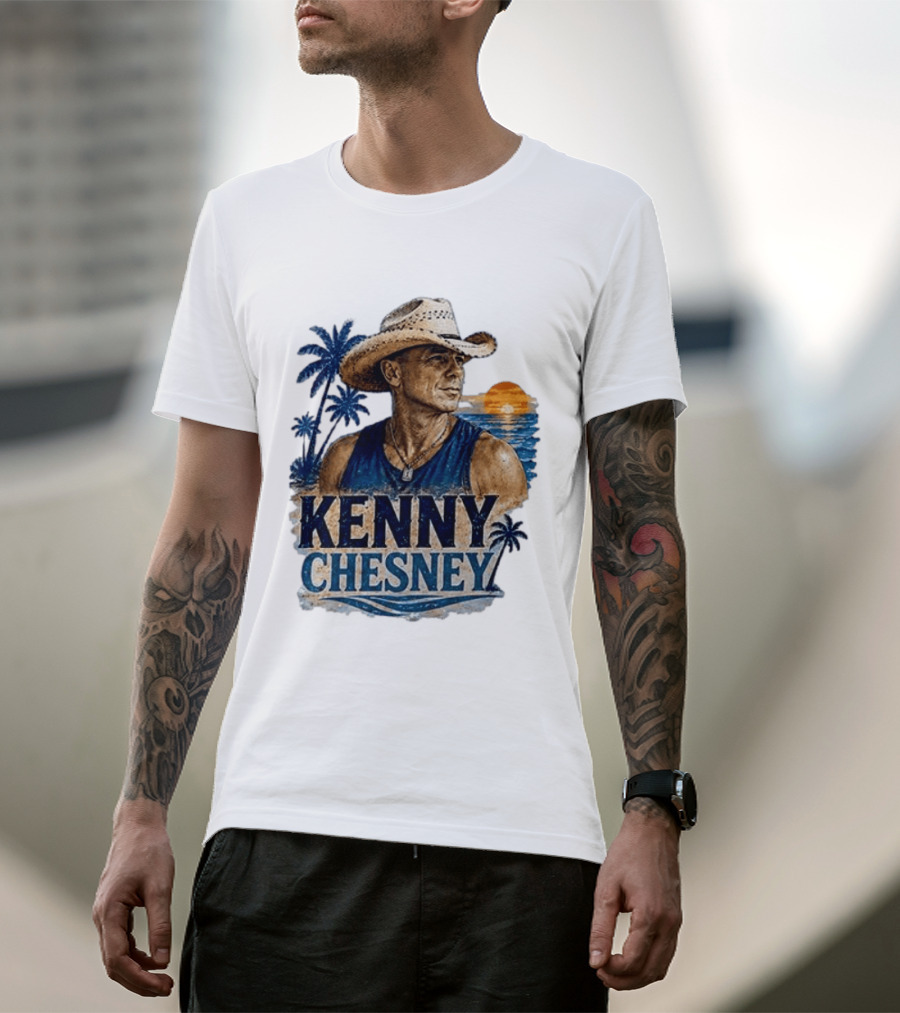 Kenny Chesney Is My Jam Tropical Beach Sunset Vibes T-Shirt