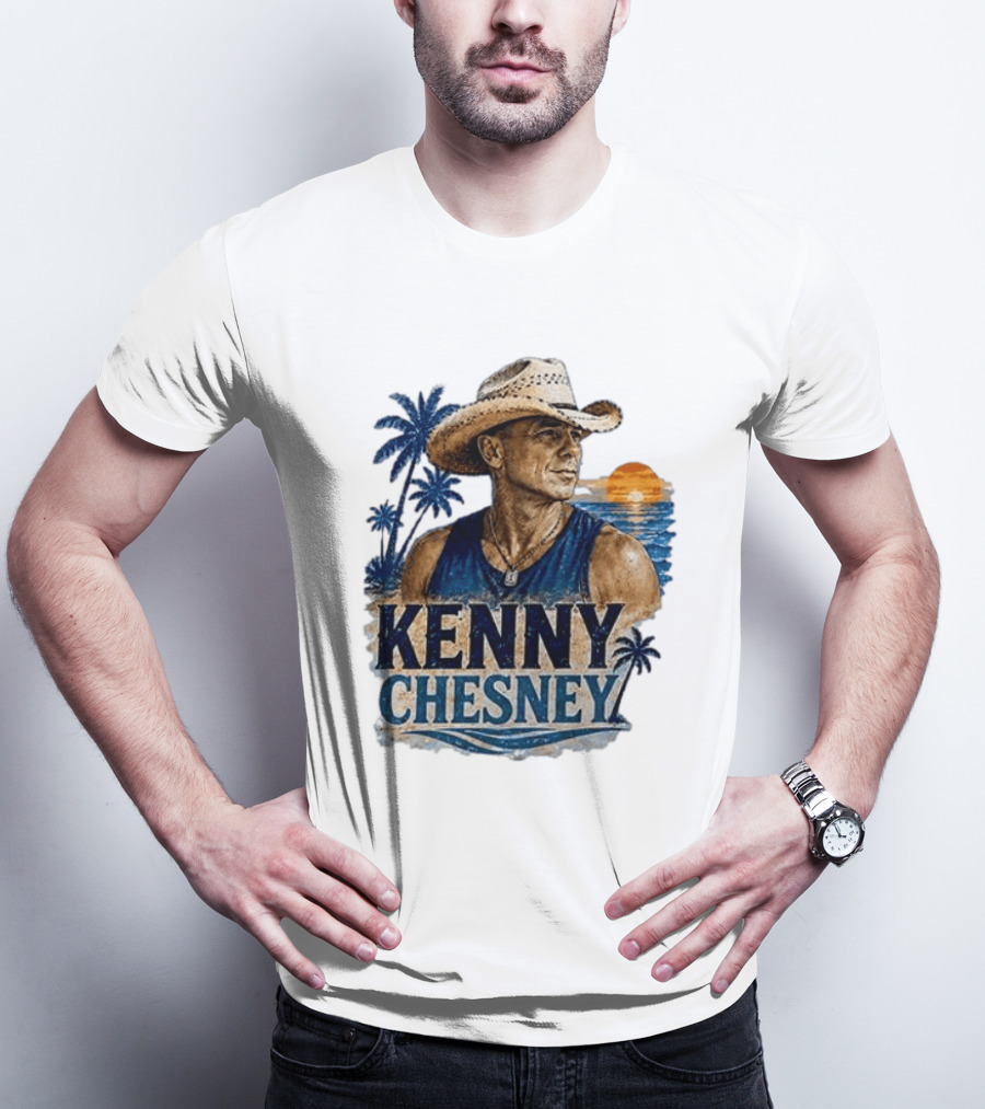 Kenny Chesney Is My Jam Tropical Beach Sunset Vibes T-Shirt