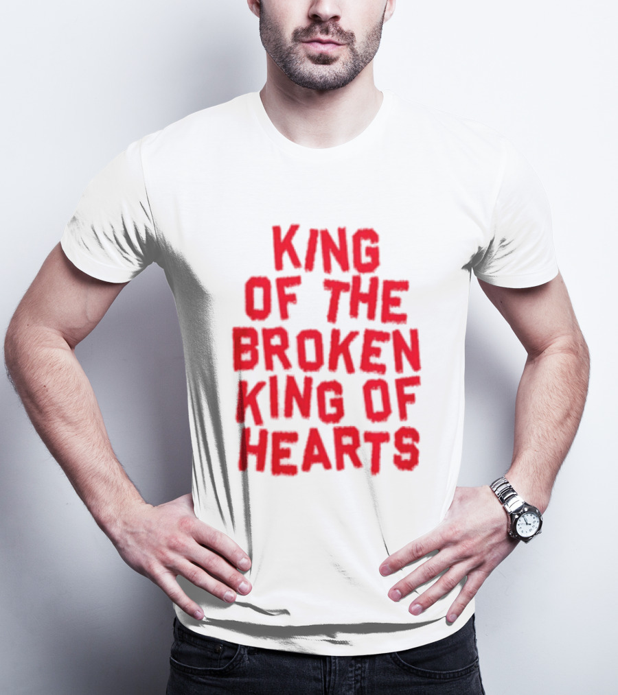 King Of The Broken King Of Hearts Bold Red T-Shirt